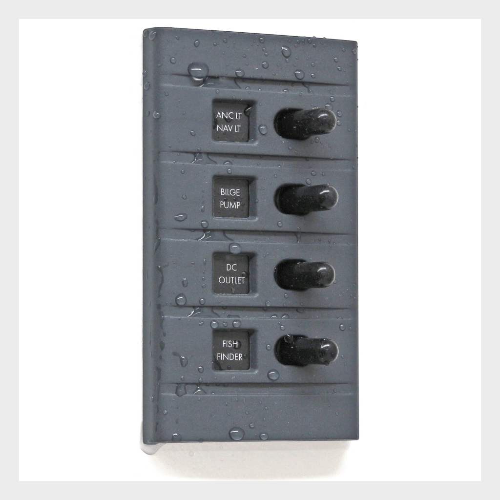 CONNEX Waterproof Switch Panel- 4 Switch - Holroyd